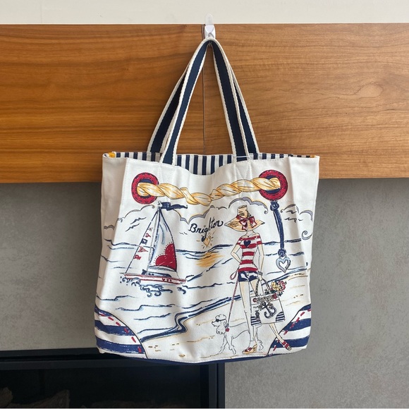 Brighton | Bags | Nwt Brighton Boardwalk Cotton Beach Tote Bag | Poshmark